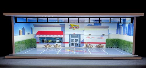 IN N OUT Theme 1:64 Model Garage Diorama LED Lighting! FAST SHIP! For ...
