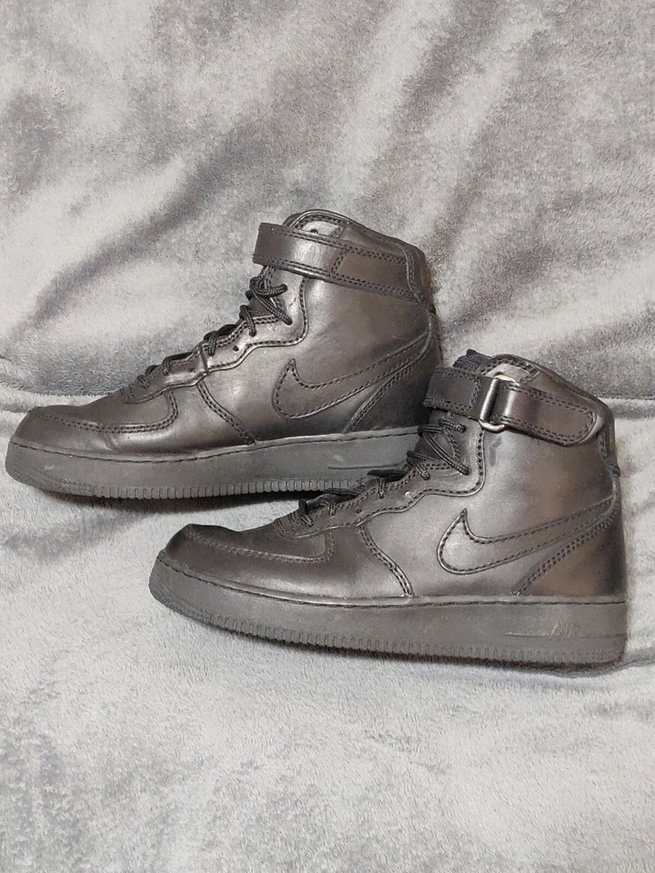 NIKE AIR FORCE 1 HIGH SWAT S.W.A.T. BLACK STEEL TOE SECURITY SZ 9.5 ...