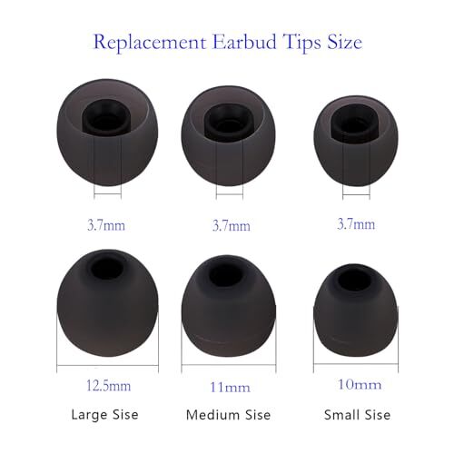 Earbud Tips Replacement Earbud Tips Ear Bud Replacement Pieces Silicone ...