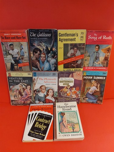 LOT OF 10 VINTAGE PERMA BOOKS PAPERBACKS - MIXED LOT 133 - POOR ...