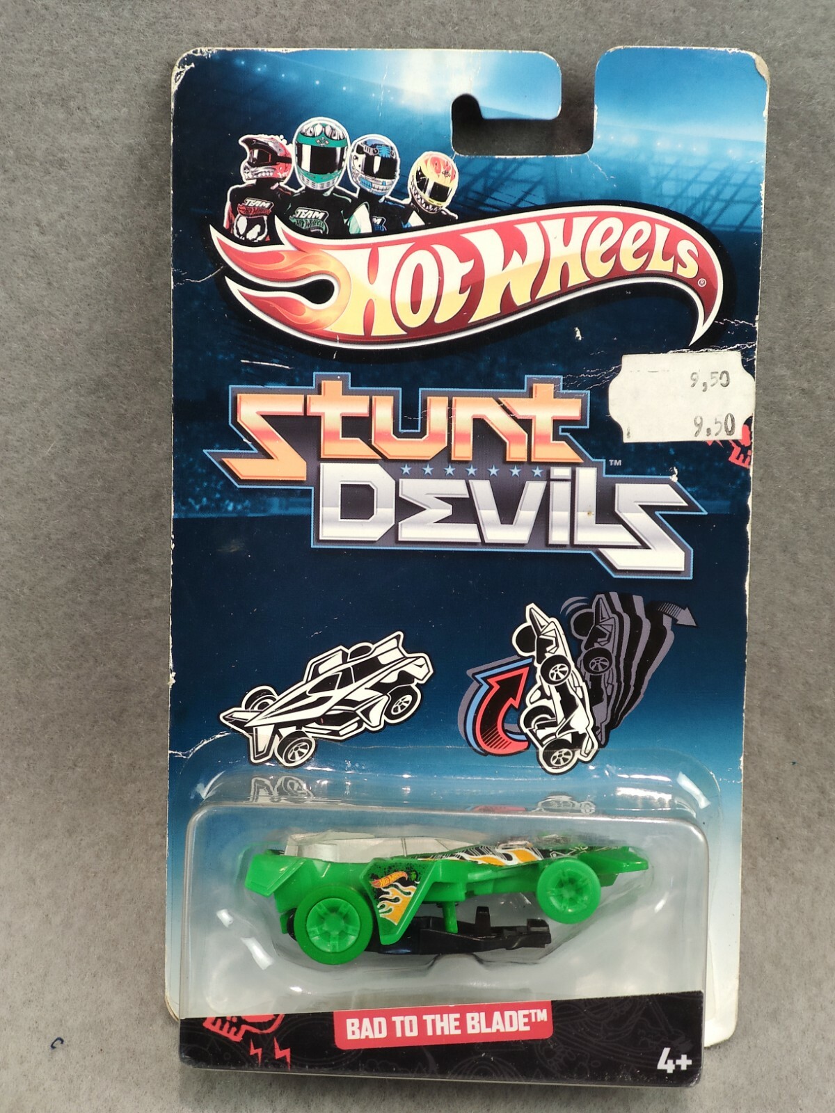 Hot Wheels Stunt Devils New Moc Bad To The Blade Green Hotwheels | eBay