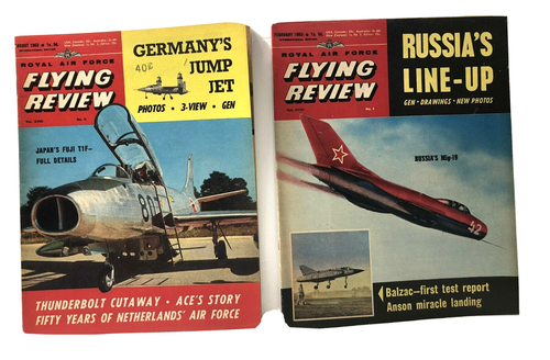 Lot of 2 Royal Air Force Flying Review Magazines - February 1963 ...