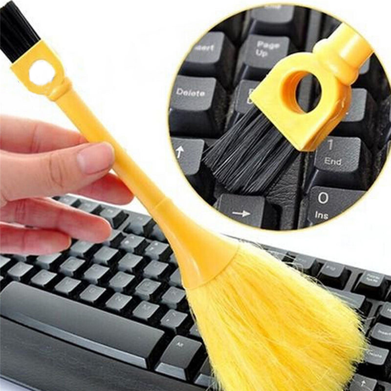 Multi-Function Mini Anti-Static Dust Brush Desktop Sweeper For keyboard ...