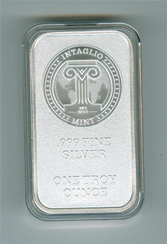 INTAGLIO MINT JOIN OR DIE 1 OZ .999 HIGH RELIEF SILVER BAR GEM BU IN ...