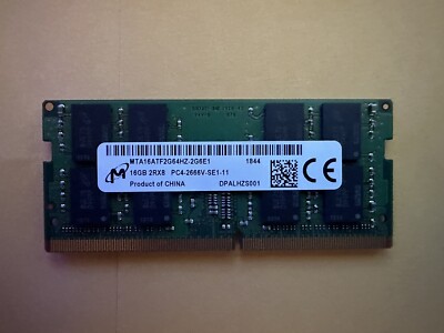 16GB 01AG838 MTA16ATF2G64HZ-2G6E1 16GB PC4-2666V-SE1-11 2RX8 micron | eBay