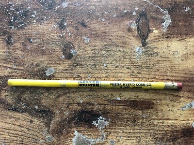 Vintage LESTER PFISTER HYBRIDS CORN CO Pencil unused El Paso Illinois ...