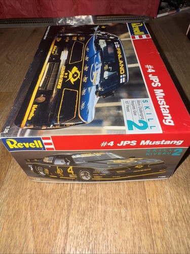 Revell #4 JPS Mustang 1:25 #7196 Skill 2 Kit New | eBay