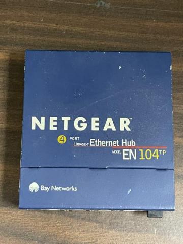 Netgear 4 Port 10Base-T Ethernet Hub EN104TP No Power Cord | eBay