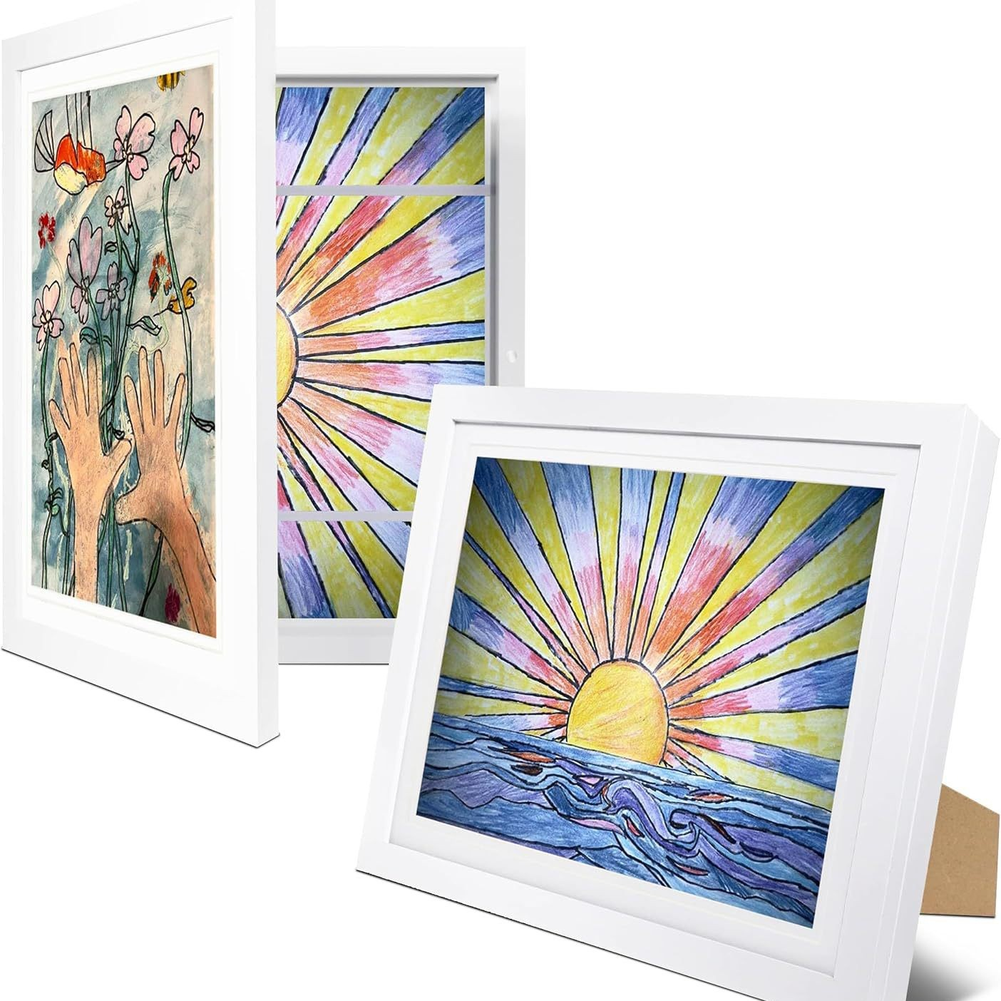 Drawing Frame with Stylish Wooden Base for Rotating and Changing ...