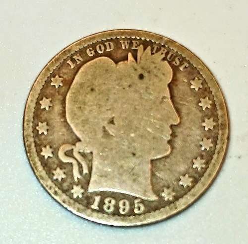 1895 Barber Quarter Coin G | eBay