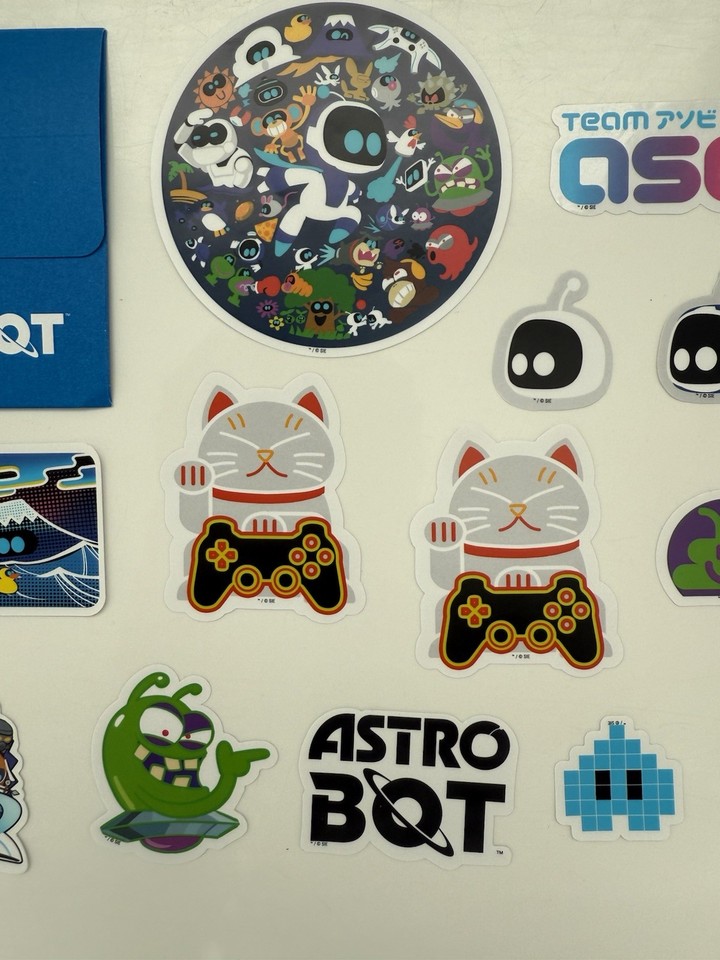 PlayStation X Asobi Astro Bot Promotional Sticker Pack (13 Stickers ...
