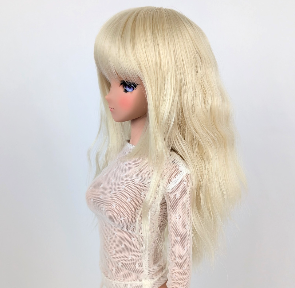 9/10" BJD Dollfie Dream wig blonde dolly Classic Majesty oversize for Smart Doll | eBay
