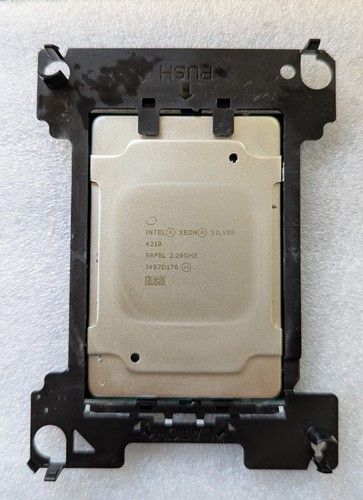 INTEL XEON Silver 4210 SRFBL 2.20GHz 10-Core 13.75MB LGA3647 CPU | eBay