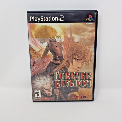 Forever Kingdom (PS2, PlayStation 2, 2002) CIB Complete RPG Game w/ Reg ...