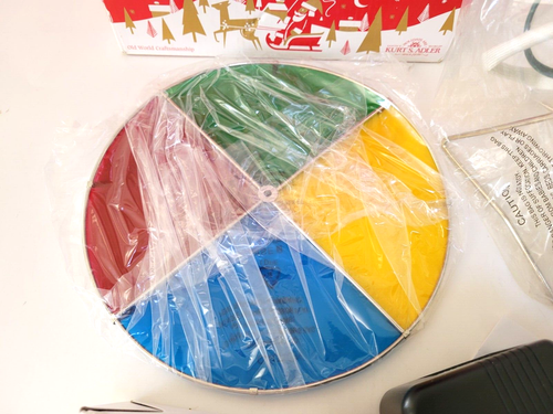 Christmas Revolving Color Wheel Reproduction Nostalgic Electric UL0541 ...