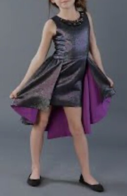 EUC Girls ZOË LTD Purple Party Holiday Dress Size 10 Made In USA | eBay