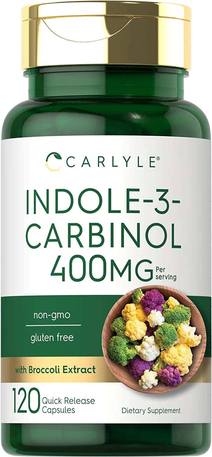 Indole-3-Carbinol I3C 400mg | 120 Capsules | with Broccoli Extract | by ...