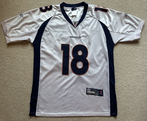 Denver Broncos Peyton Manning NFL Reebok On Field Stitched Jersey Men’s ...