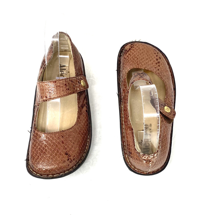 Alegria Paloma Snake Print Mary Janes Women’s Size 5.… - Gem