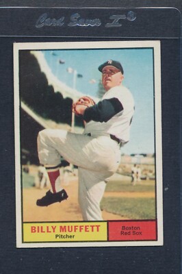 1961 Topps #016 Billy Muffett Red Sox EX/MT *8137 | eBay