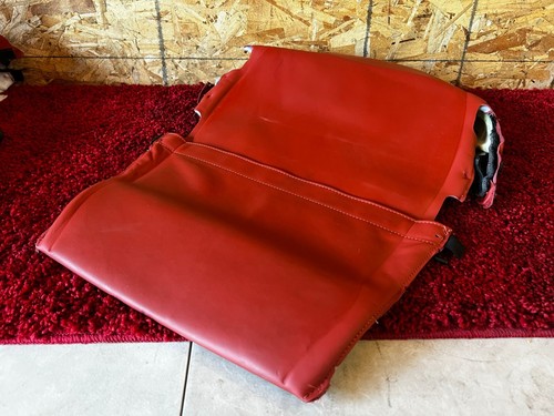 BMW F06 F12 F13 M6 FRONT LEFT SIDE SEAT BACK COVER LEATHER ORANGE ...