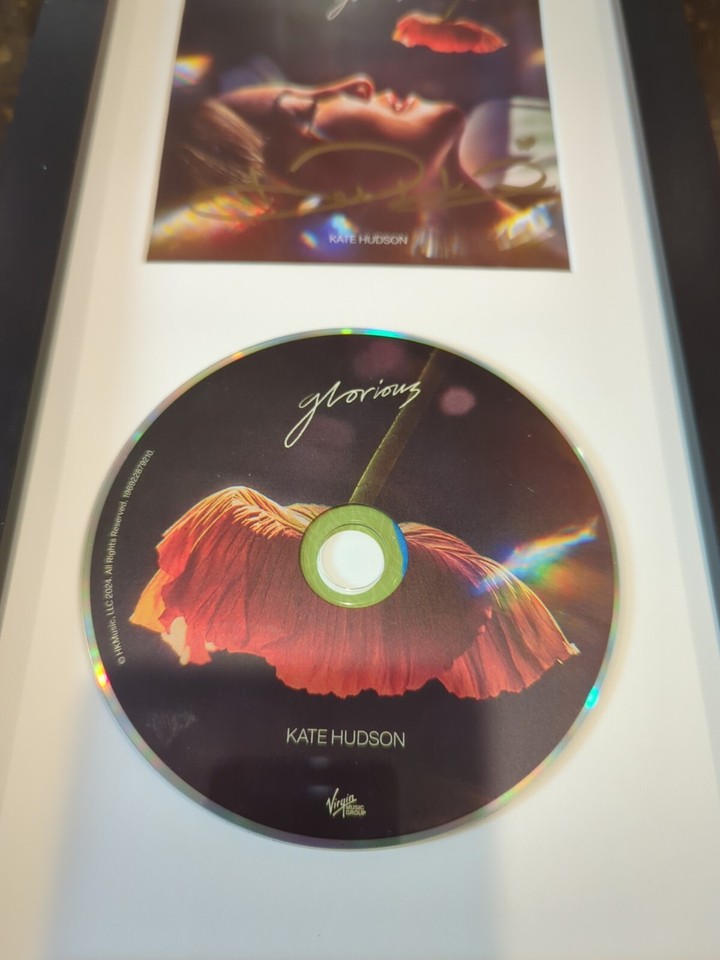 Kate Hudson "Glorious" – Framed Signed CD Insert – Authentic Autograph ...