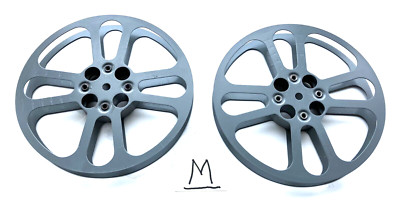 2 -16mm 400' EMPTY METAL FILM REEL TAYLOREEL ( GREY ) VERY NICE | eBay