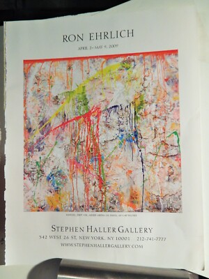 RON EHRLICH ART PIECE VTG ORIG 2009-3 ADVERTISEMENT | eBay