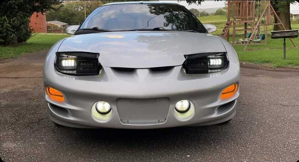 02 Trans Am Headlight Led Amazon.com: KENRTIR Smoked Lens White/Red