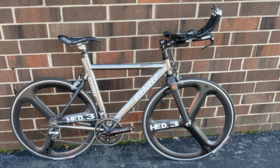 GURU Aero Ti Triathlon Bike Titanium frame Hed Carbon wheels Dura-ace ...