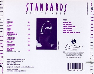 KELLYE GRAY - STANDARDS IN GRAY NEW CD 719488010127| eBay