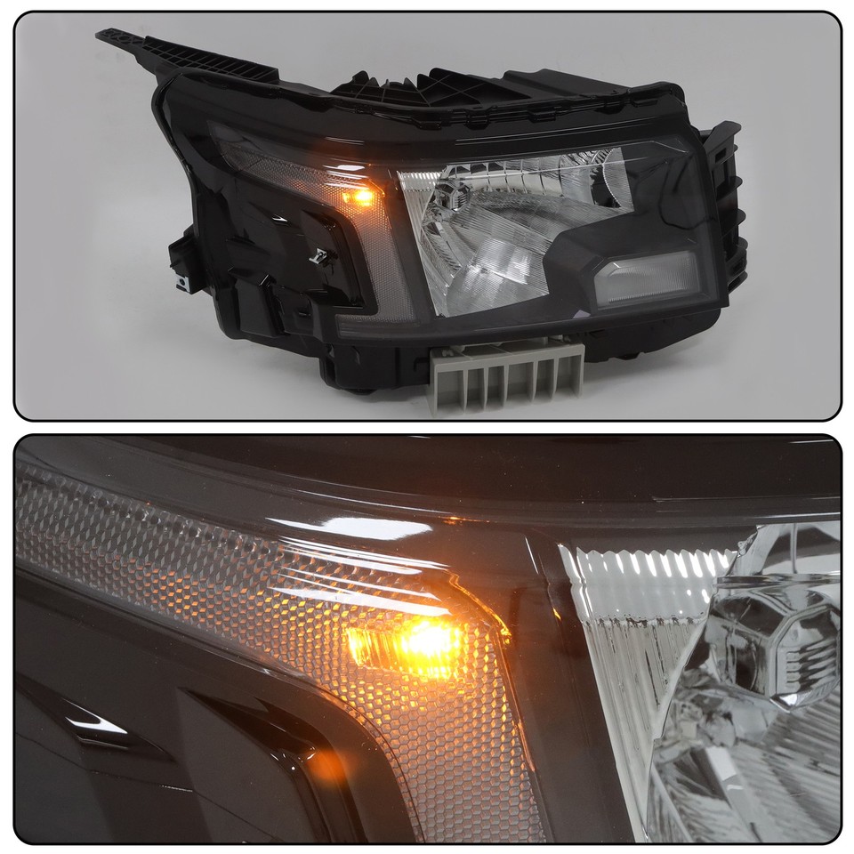 Headlight For 2022-2023 Nissan Frontier Pair L&R Halogen Clear Housing ...