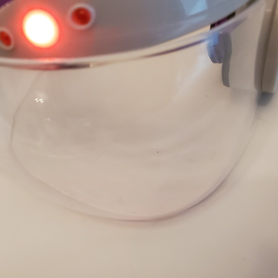 Light Up Disney Pixar Buzz Lightyear Space Ranger Visor Helmet Costume ...