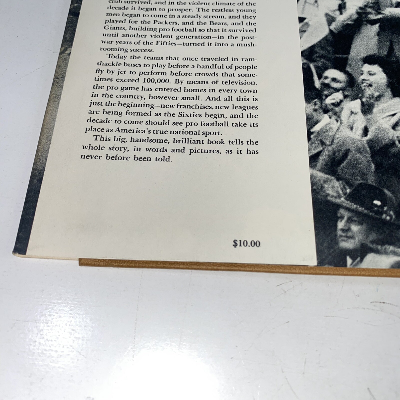 THE PROS A Documentary Of Professional Football Robert Riger 1st/1st W ...