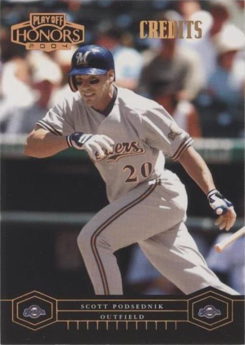2004 Playoff Honors - Scott Podsednik #112 Credits Bronze /100 for sale ...