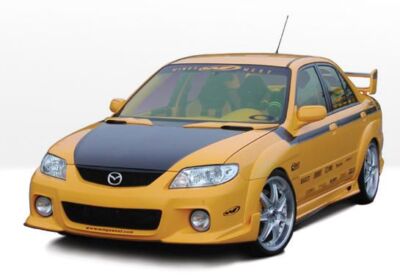 MPS 4PC KIT w/9PC EXTREME FENDER FLARES FOR 2001-2003 Mazda MP3 Only ...