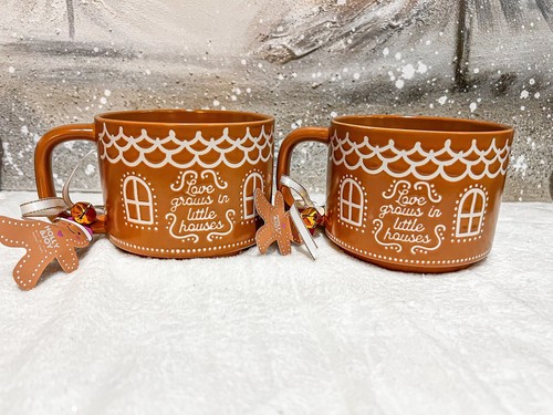 New Stackable Gingerbread House Mugs Love Grows In Little Houses Market ...