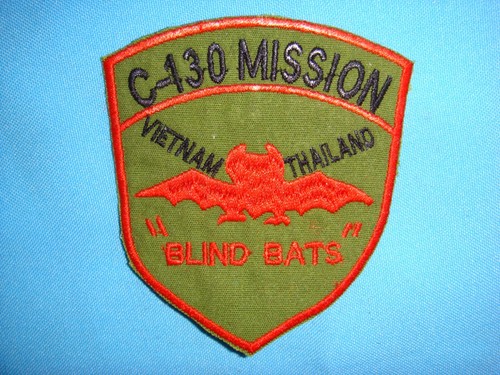 VIETNAM WAR PATCH, USAF C-130 MISSION BLIND BATS | eBay