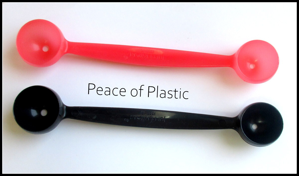 New Tupperware Set of 2 Melon Ball Makers Cookie Dough Baller Sheer Red ...