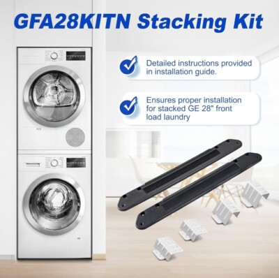 GFA28KITN Stacking Kit for GE 28"W Washer Dryer Stack Bracket Kit ...