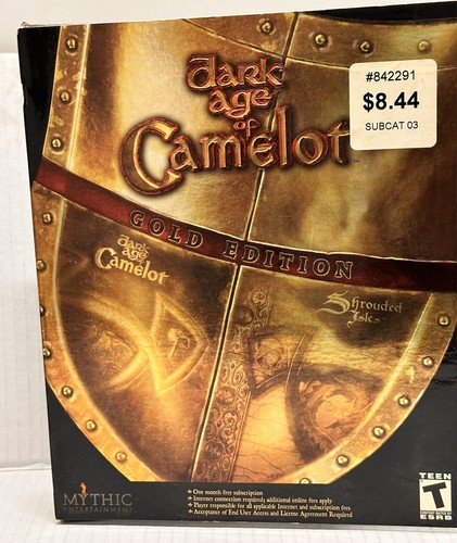 Dark Age of Camelot Gold Edition Brand New Sealed Big Box (PC, 2001 ...