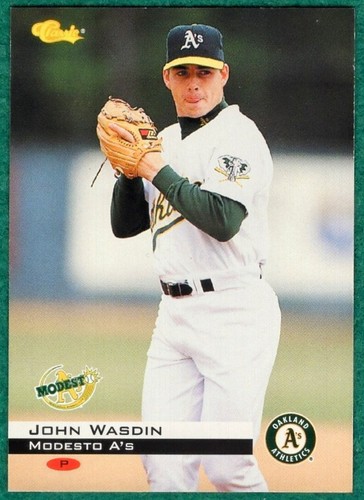 John Wasdin - 1994 Classic #13 - Modesto Athletics Baseball Card | eBay
