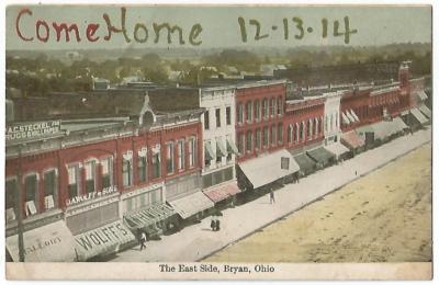 Bryan Ohio OH ~ East Side of Square Downtown View c.1980 | eBay