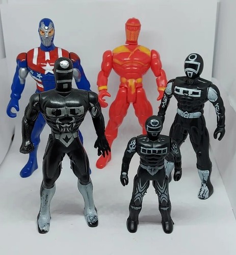 Power Rangers SUPER NINJA KNOCK OFF BOOTLEG KO Action Figure lot | eBay