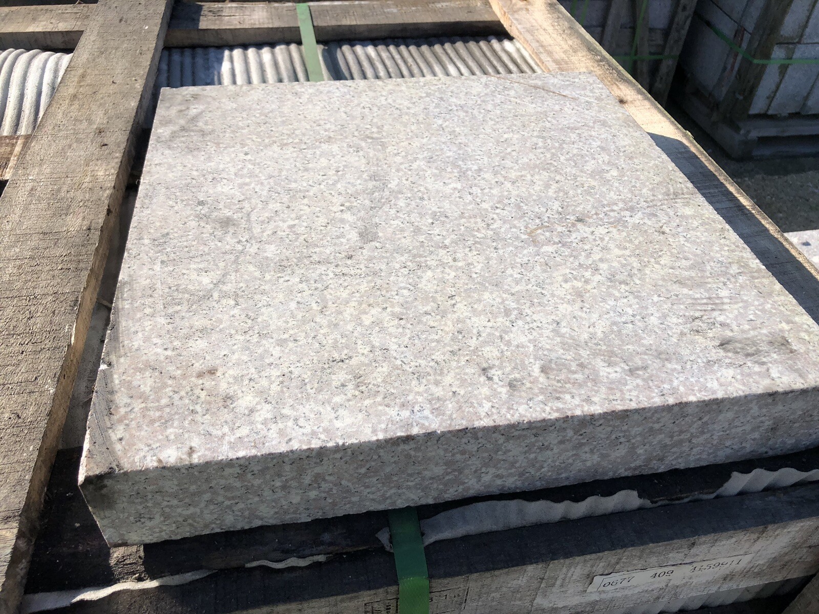 10 x Dimple Pink Granite Paving , Drive , Patio, Path Wall Rumble Strip ...
