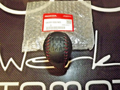 OEM 96-97 Acura Integra DC ITR Type R black red stitch center manual ...