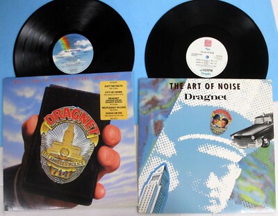 2x ART OF NOISE LPs: Dragnet (Soundtrack) & Dragnet Theme 12" (1987 ...