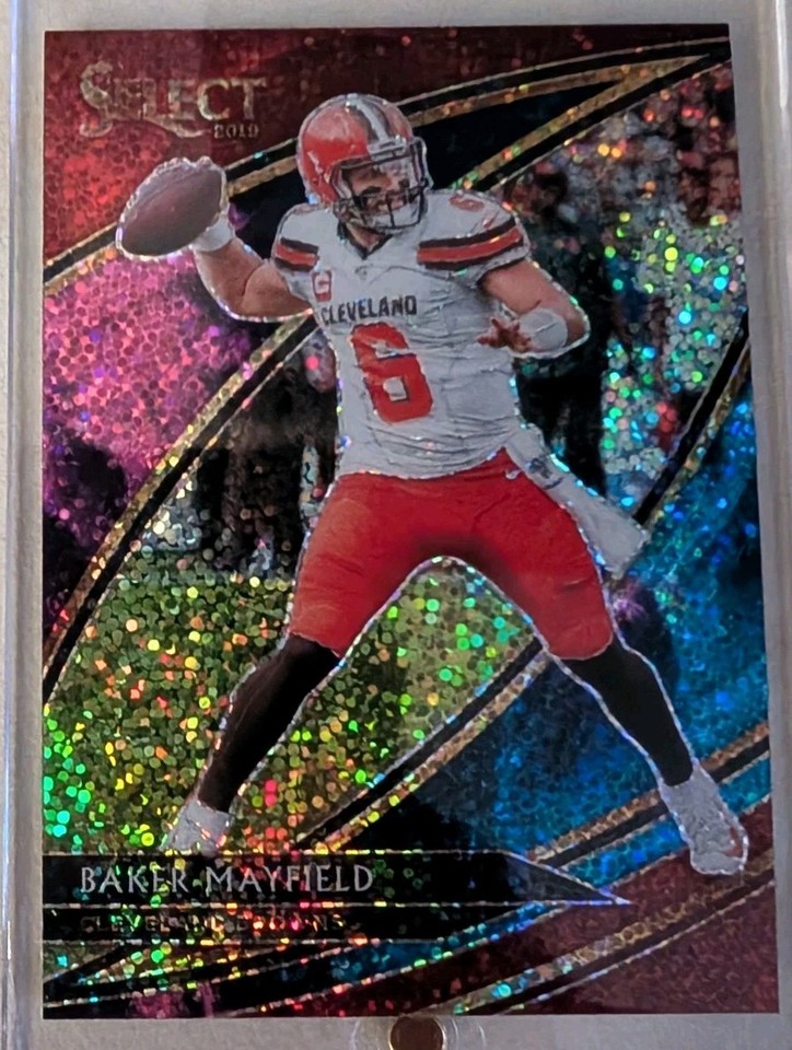 2019 Select Baker Mayfield Cosmic Prizm Field Level /25 | eBay