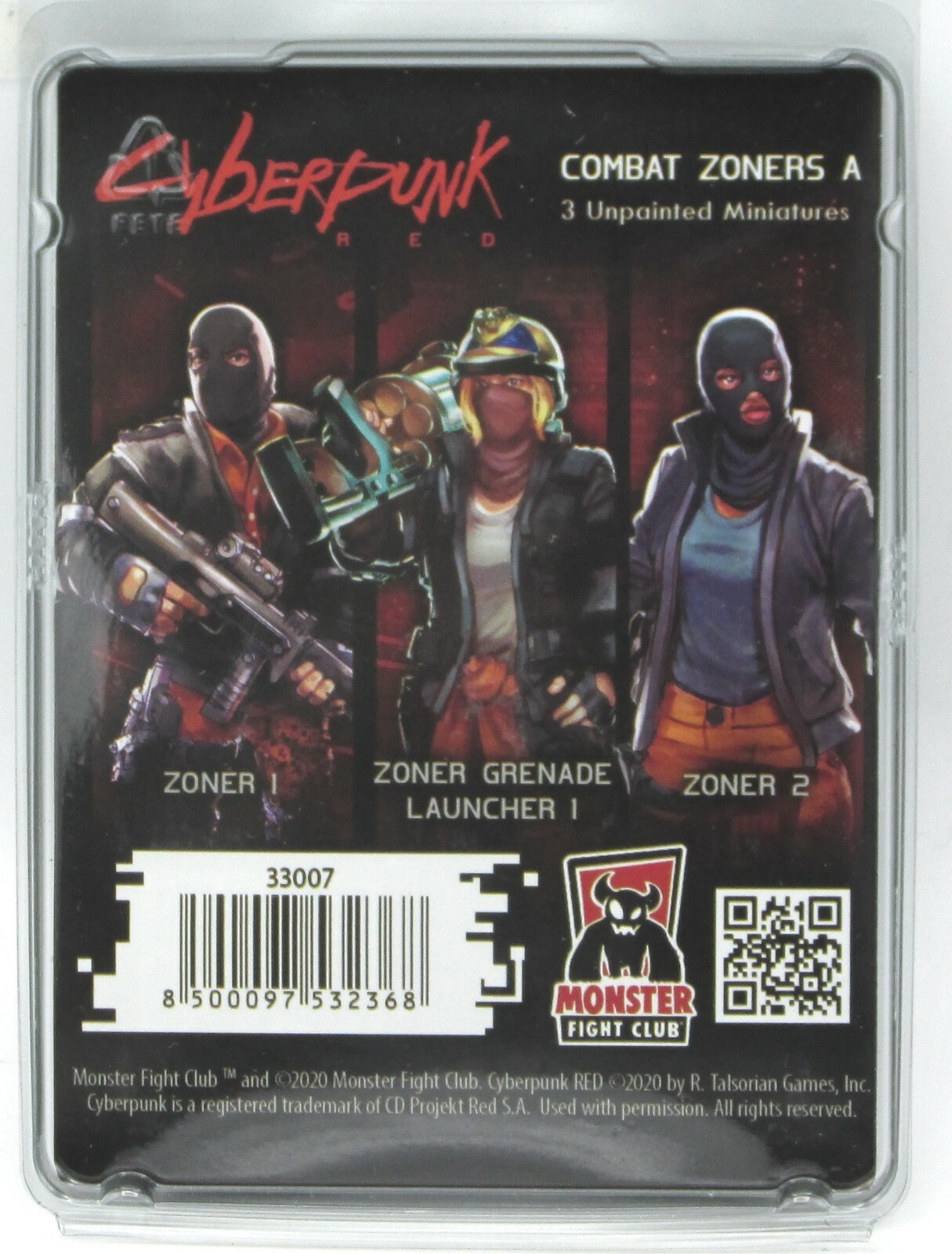 Cyberpunk Red 33007 Combat Zoners A (Zoner x2 Zoner Grenade Launcher ...