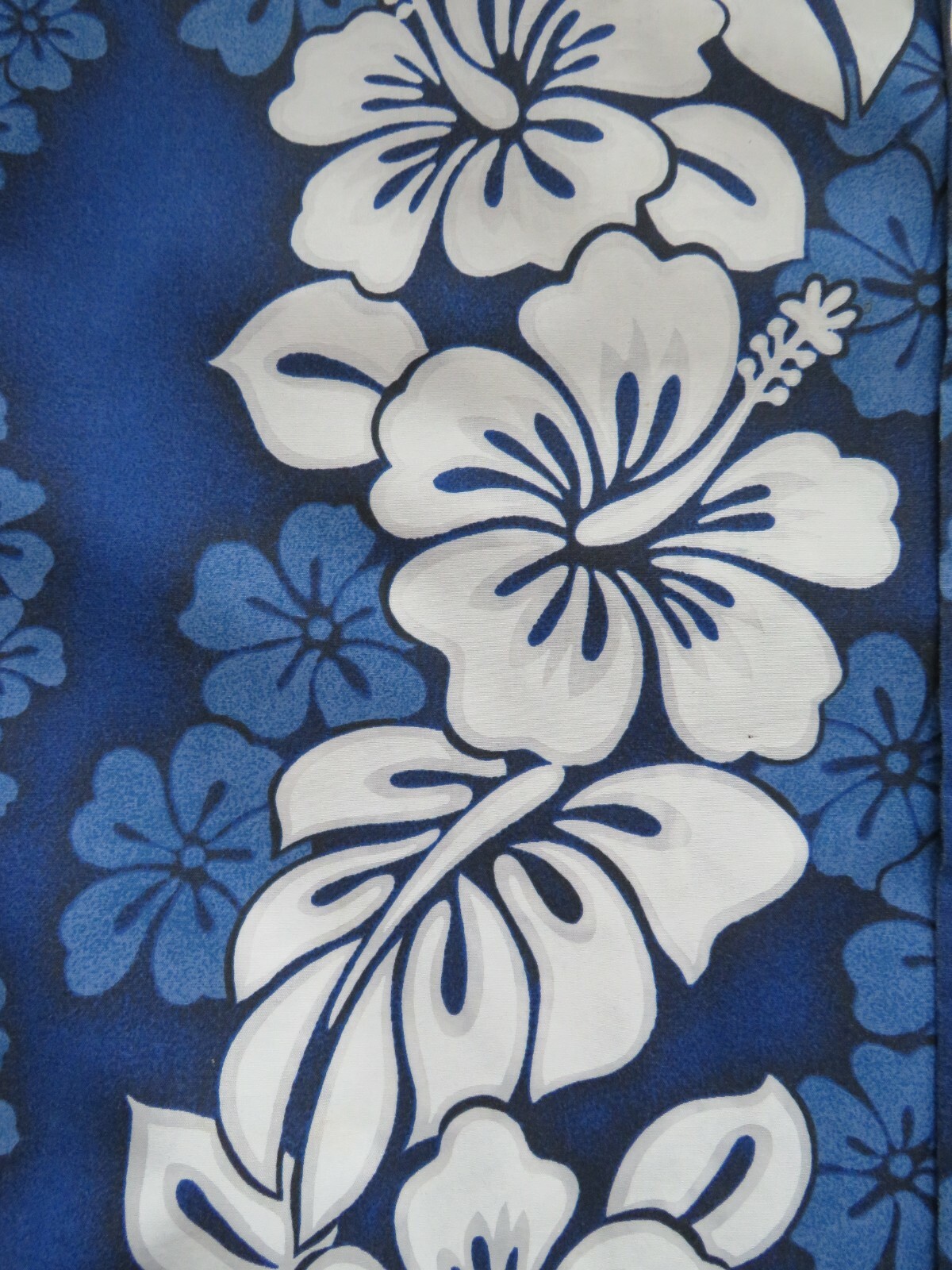 Vintage UNISEX Hawaiian Aloha Shirt by Jade Fashions Size M Blue White ...